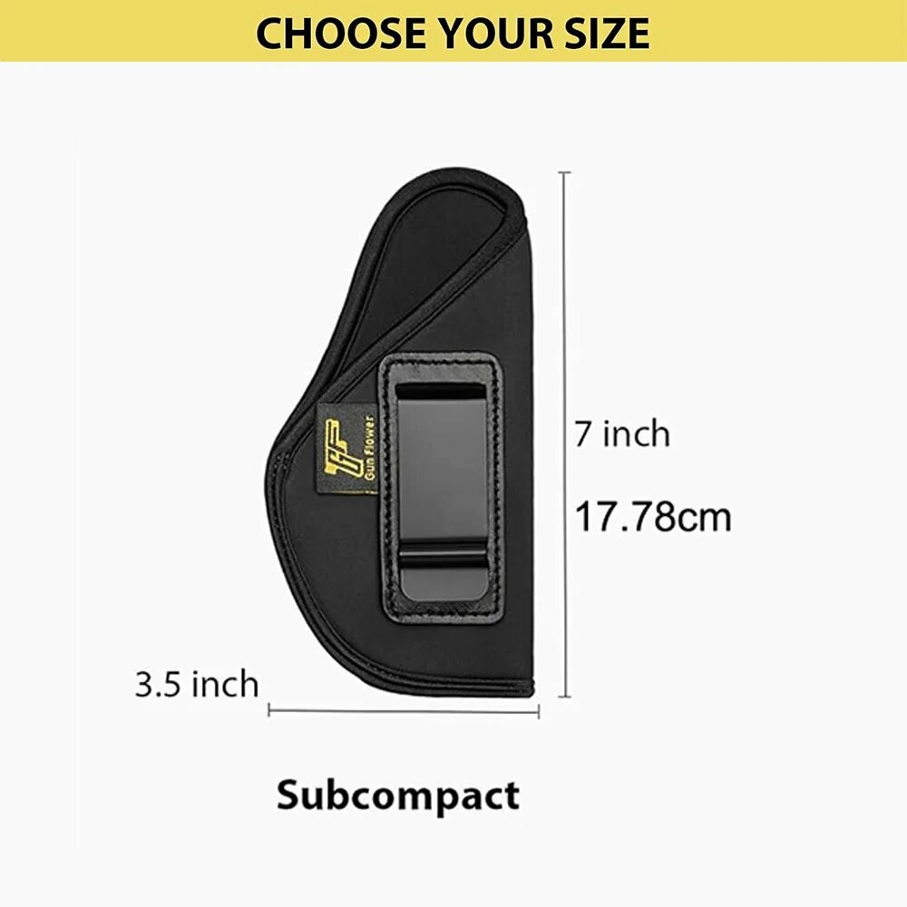 Кобура Gun&Flower черная Subcompact