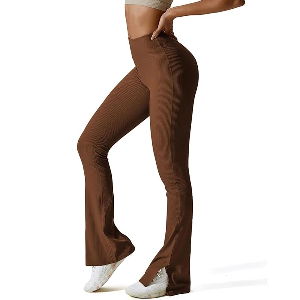 Seafanny женские расклешенные легинсы из спандекса и полиэстера для йоги М, 8056