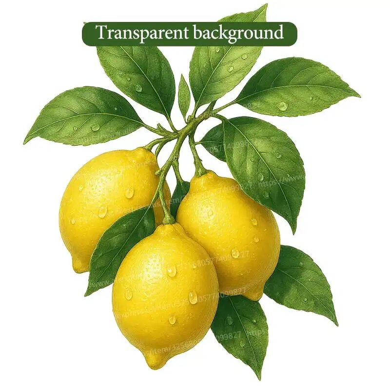 Настенные наклейки лимонное дерево Cartoon S666 Желтый, 40cm(15.75 inch), S666-A