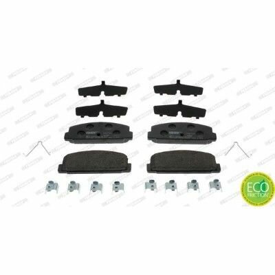 Колодки тормозные задние FERODO FDB1721 Mazda 6 1.8, 2.0-D, 2.3-Awd 6, 02->, 626 2.2 12v 4wd 5, 91-11, 92, Rx7 Turbo 3, 89-7, 92