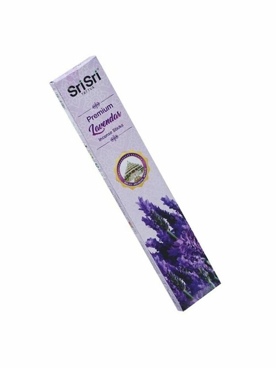Ароматические палочки Лаванда Шри Шри / Incense Sticks Lavendar Sri Sri 100 гр