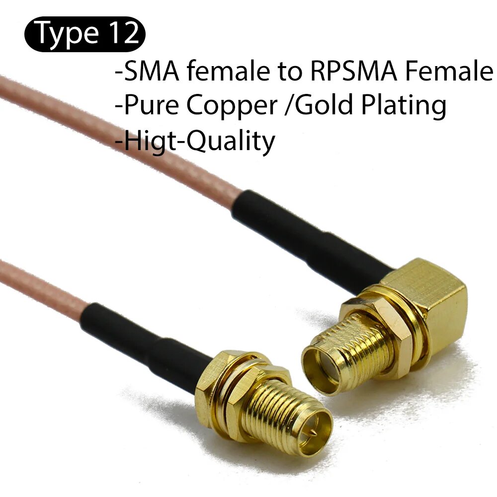 RG316 SMA к SMA «папа» «мама» Прямой прямоугольный удлинитель антенны RF Pigtail Кабель-адаптер для WIFI 3G 4G GSM антенны