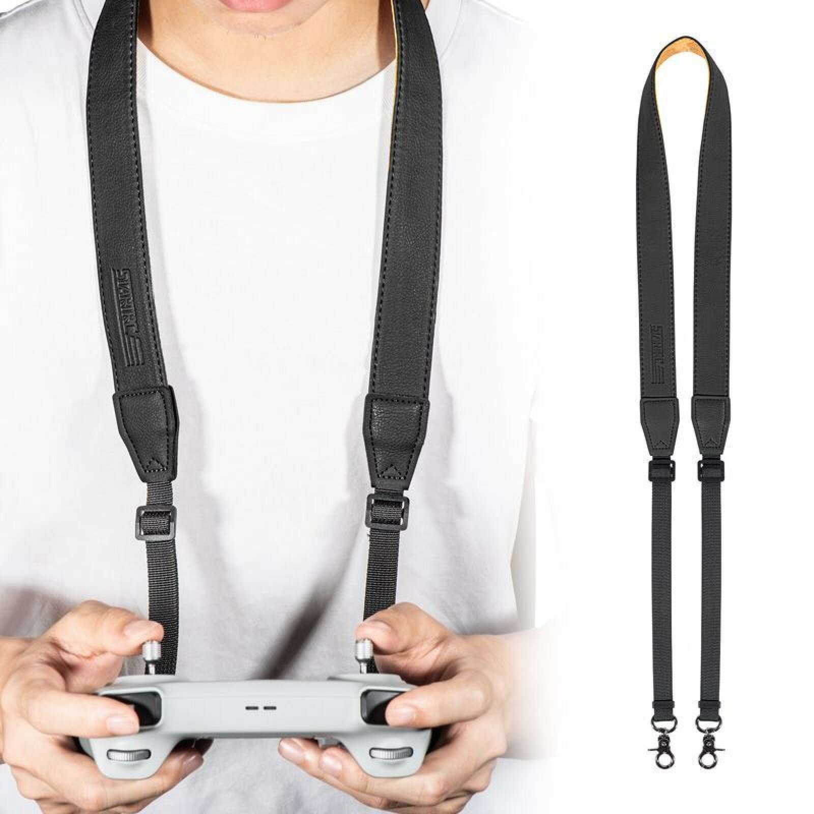 Плечевой шейный ремень-держатель MyPads для пульта DJI Mini 3 Pro с карабином и регулировкой длины