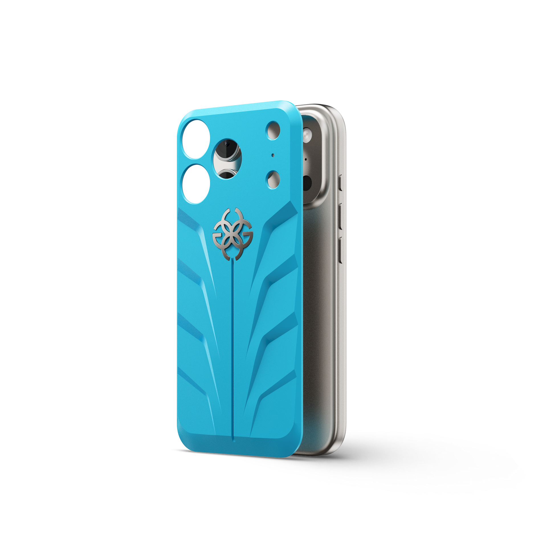 Чехол Golden Concept для iPhone 17 Pro на магните - RSR17 - CURACAO BLUE — фото 1