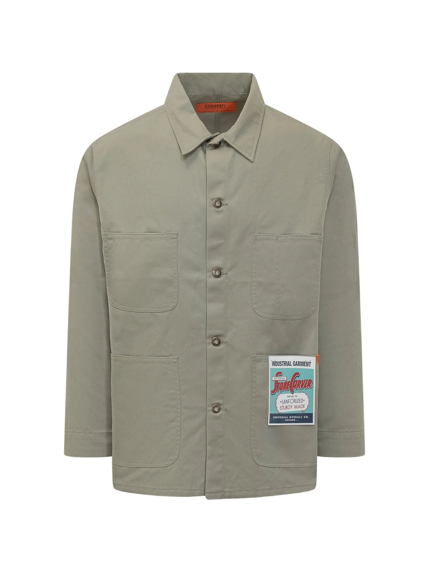 Куртка Patch-detail shirt jacket