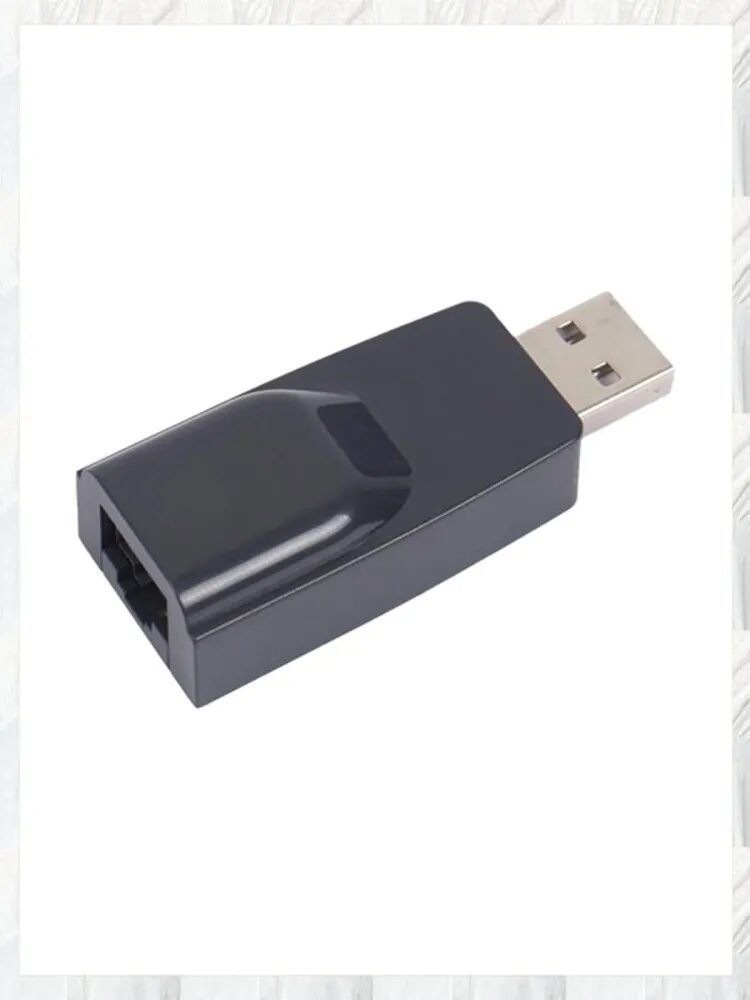 N0USB-RJ45 LAN Ethernet Адаптер 100 Мбит/С USB2.0 Сетевая Карта Черная