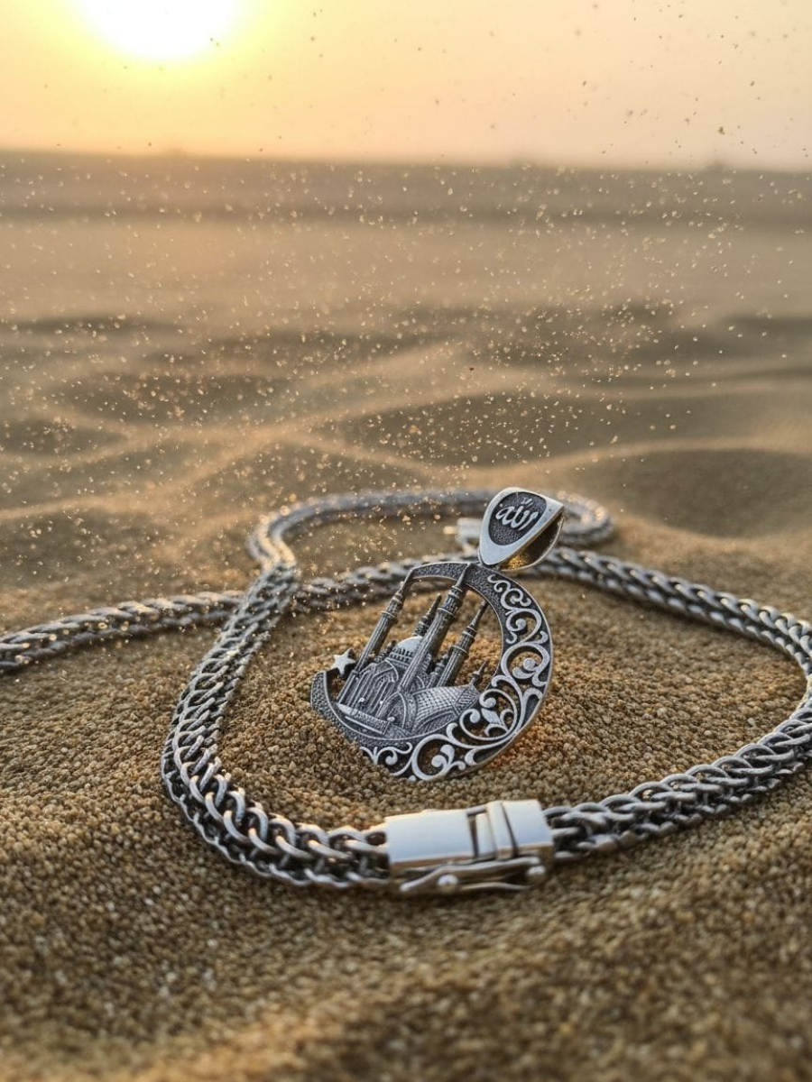 Подвеска, серебро, 925 проба, оксидирование