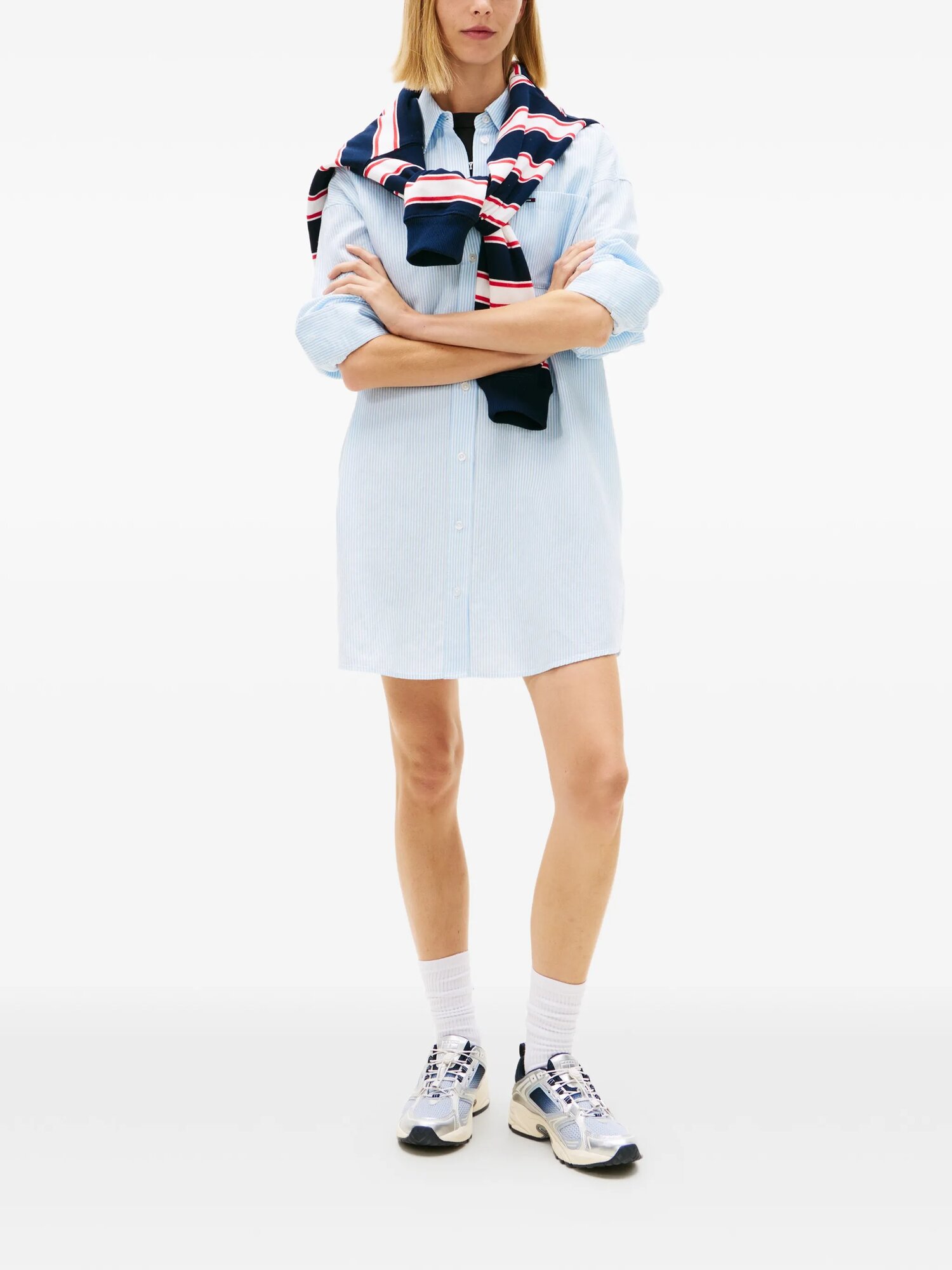 Платье TOMMY HILFIGER, размер XL, синий — фото 1