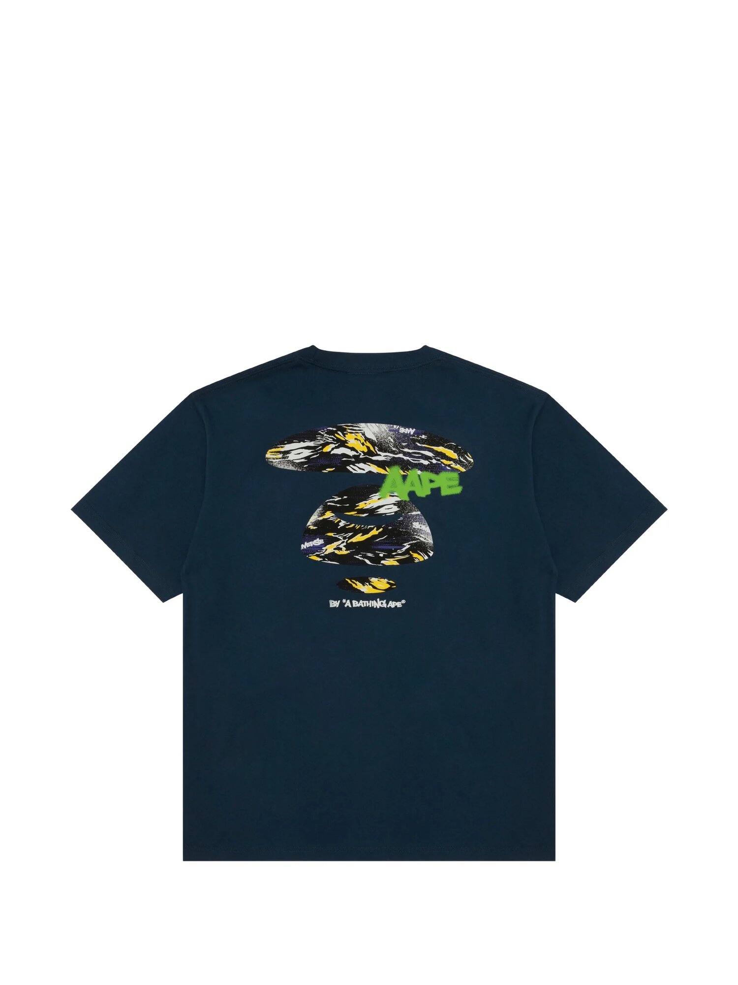 Футболка AAPE BY A BATHING APE, размер L, cиний — фото 1