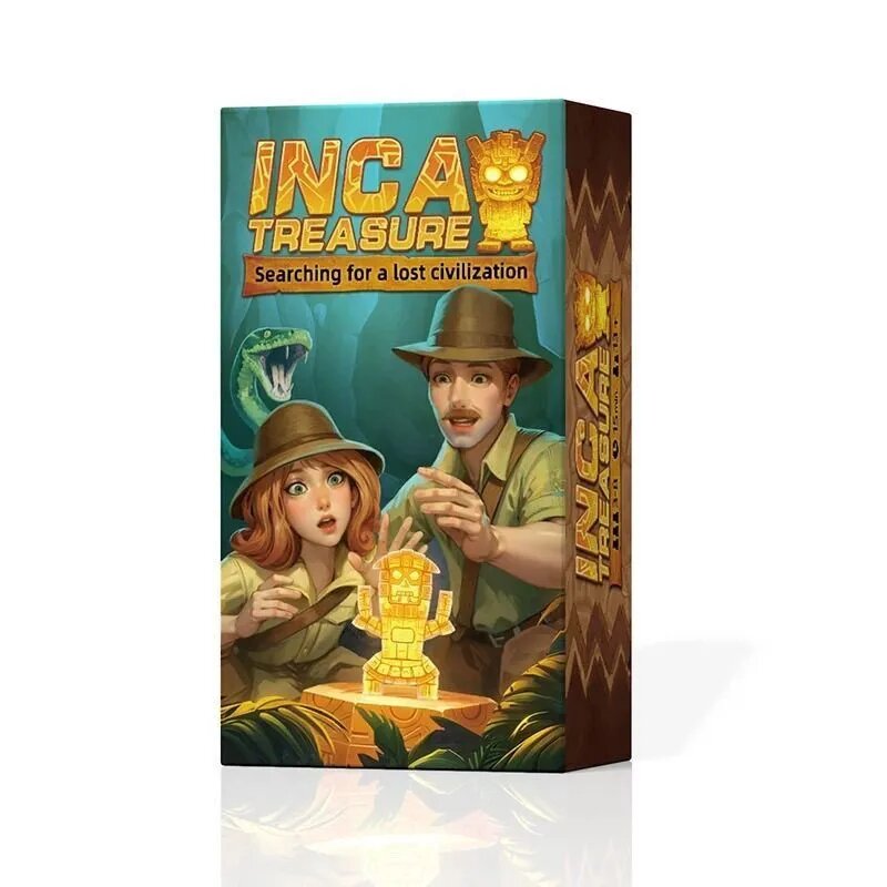 "INCA TREASURE"Охота за сокровищами инков Настольные игры Карточная семейная игра для родителей и детей