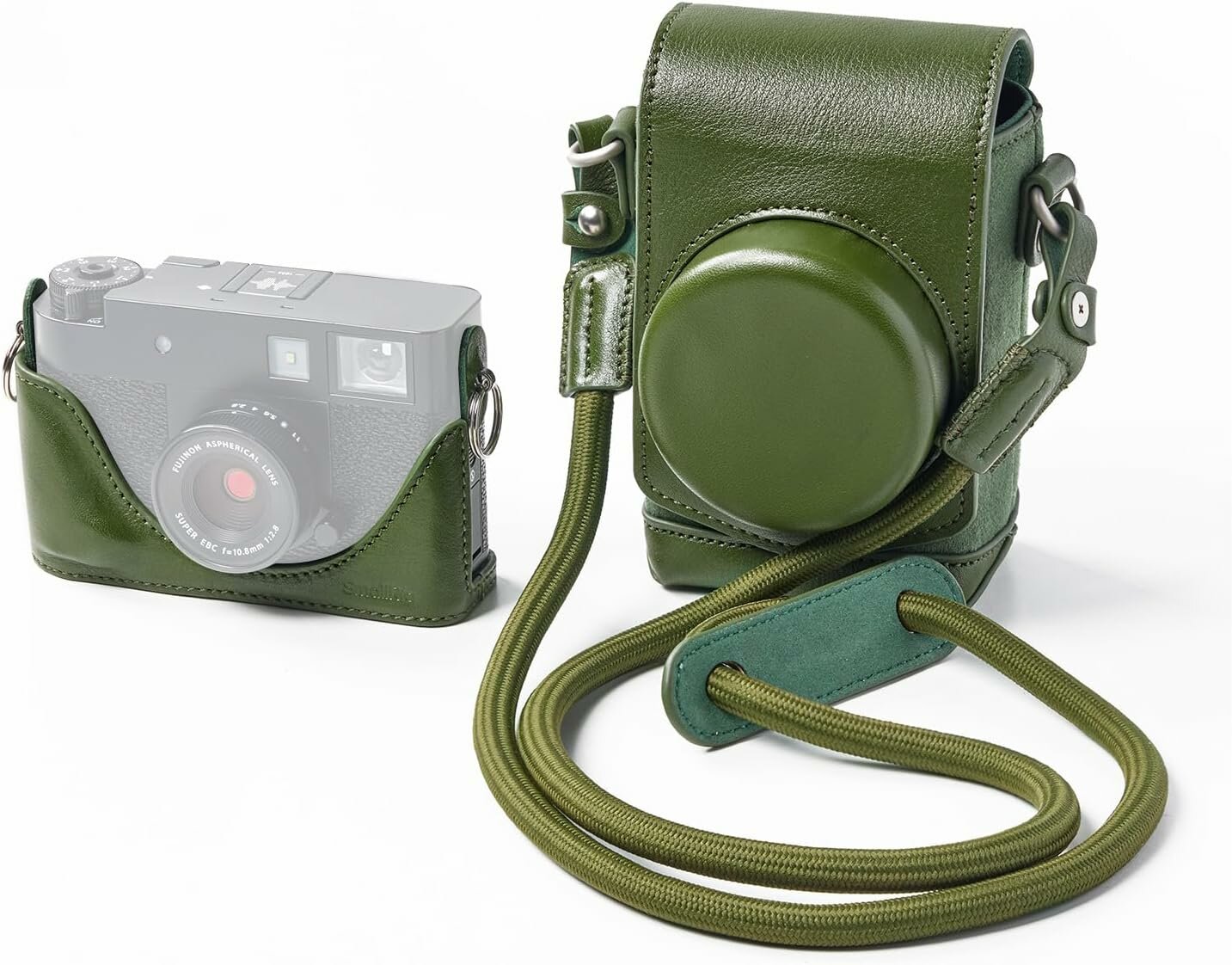 Кожаный чехол SmallRig 5220 для Fujifilm X half Зеленый