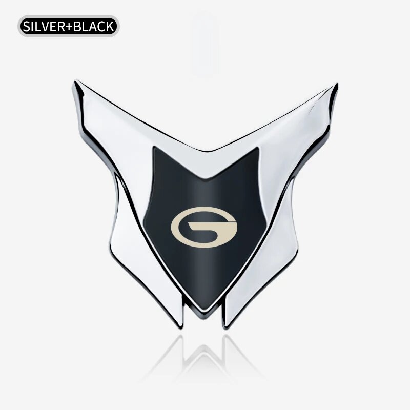 Автомобильная наклейка, щит, Стайлинг, эмблемы, логотип, наклейки для Trumpchi GAC GS4 Silver-black