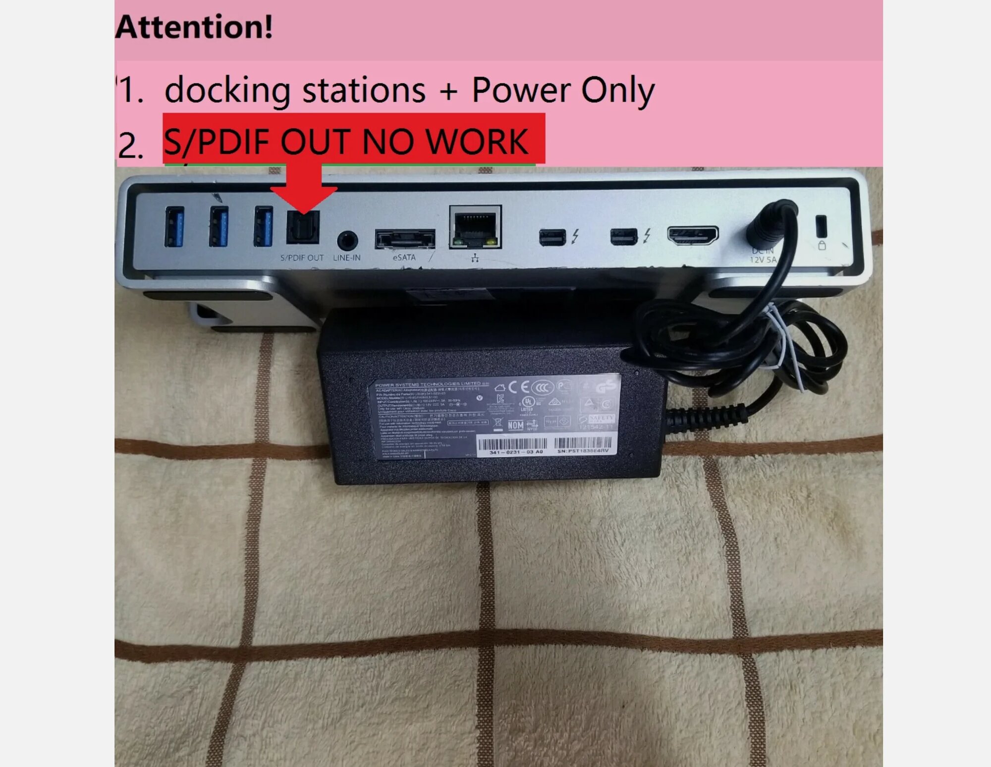 Док-станция StarTech TB2DOCK4KDHC для MAC WINDOWS Thunderbolt 2