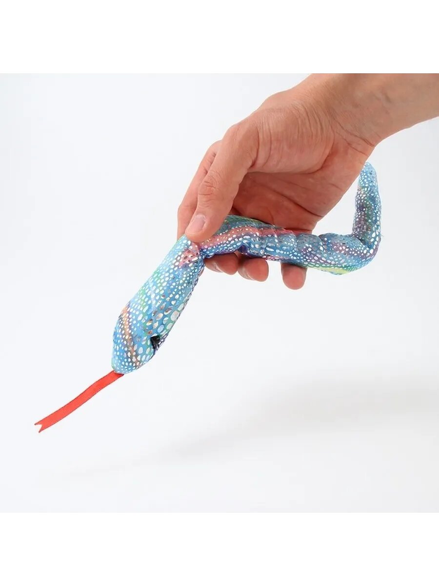 Яркая мягкая змея для игр и уюта