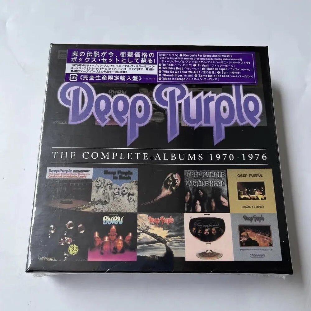 Полный альбом Deep Purple 1970-1976 годов. Box Set 10CD. Китай.