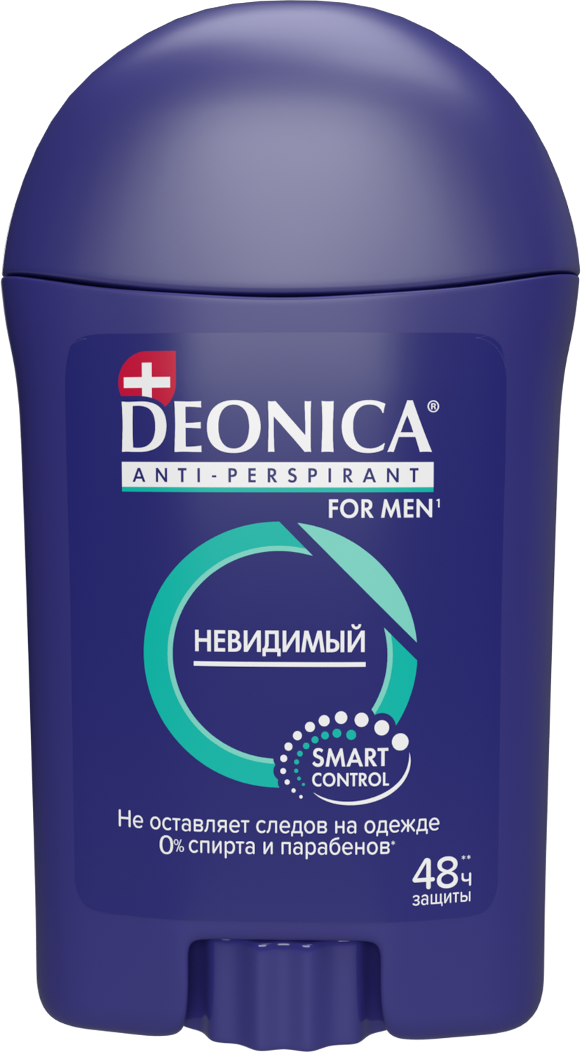 Дезодорант-антиперспирант мужской DEONICA Невидимый, стик ,40 мл