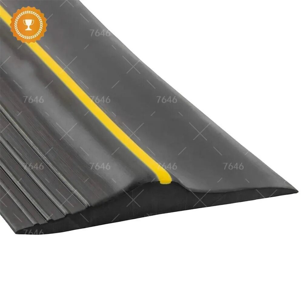 GM Универсальная уплотнительная лента для нижнего порога гаражных ворот, резиновая, устойчивая к погодным условиям (10 футов, черная)