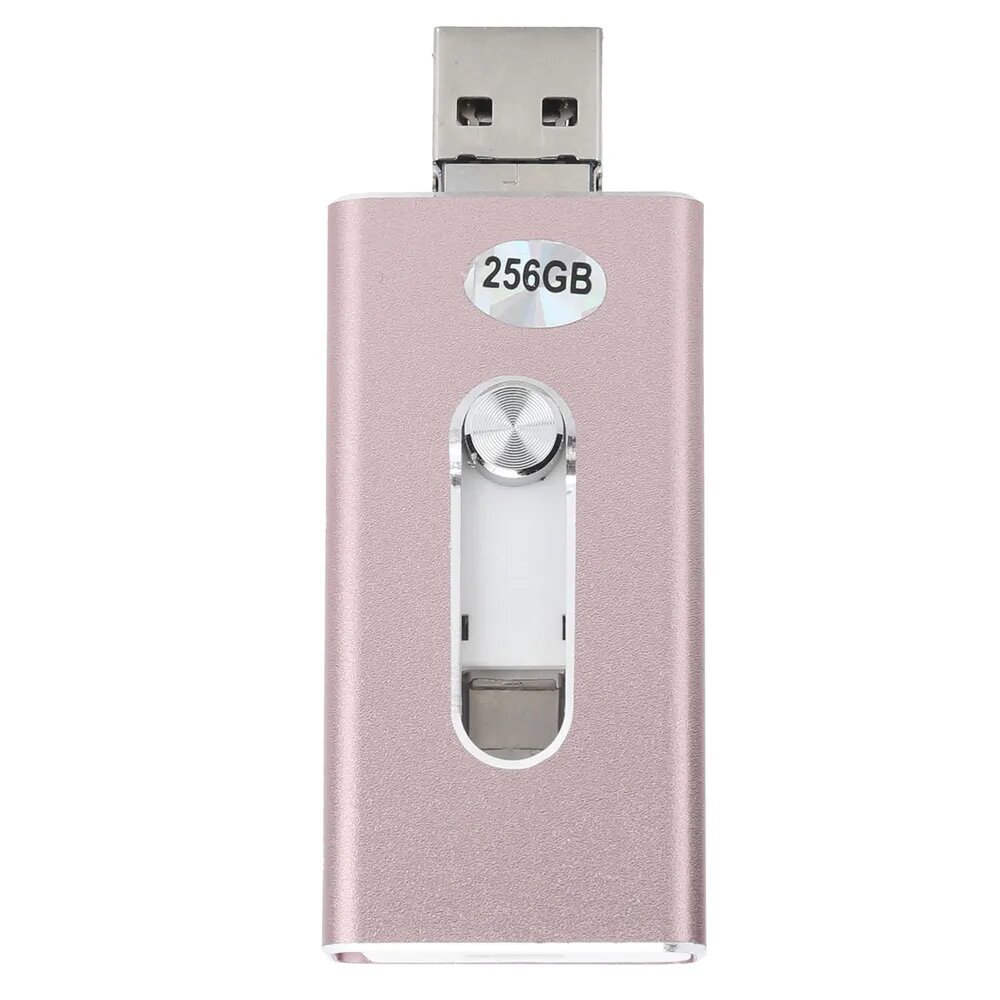 256 ГБ 3-в-1 micro-USB флешка, OTG, Android/iOS/Windows256 ГБ