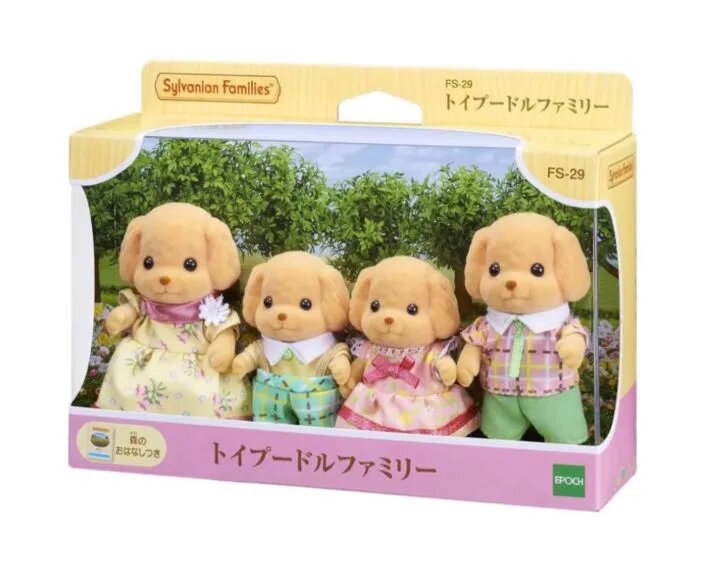 Sylvanian Families Набор игрушек Лесная семья той-пуделей FS-29