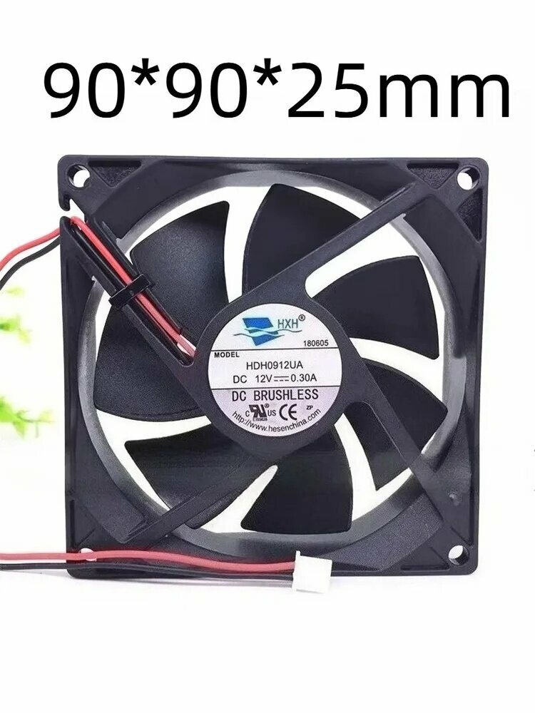 HXH HDH0912UA 9CM9225 12V 0.30A Переключатель Инвертор Вентилятор охлаждения