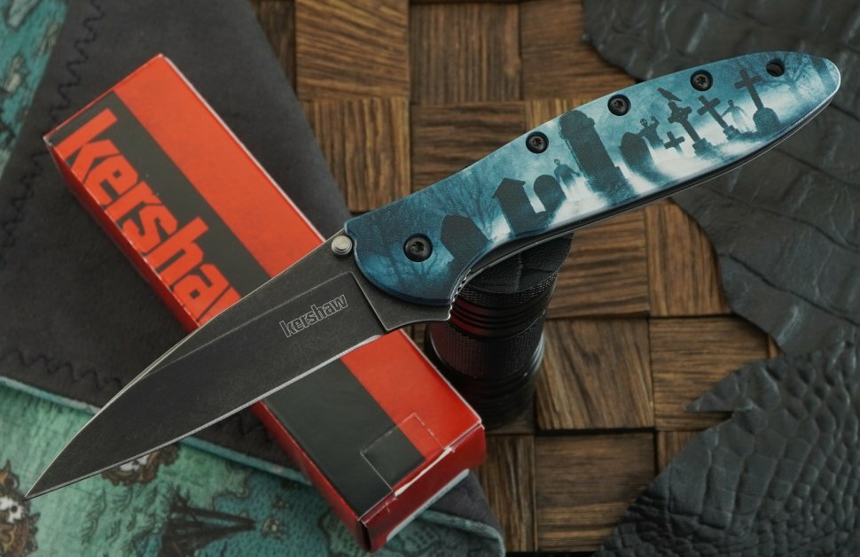 Лимитированный складной нож Kershaw Leek Halloween