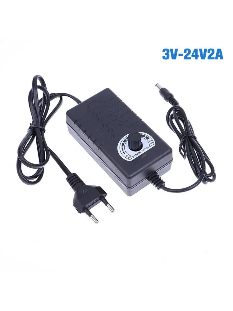 (Европейский манометр) 3-24 В Регулируемый адаптер питания напряжения