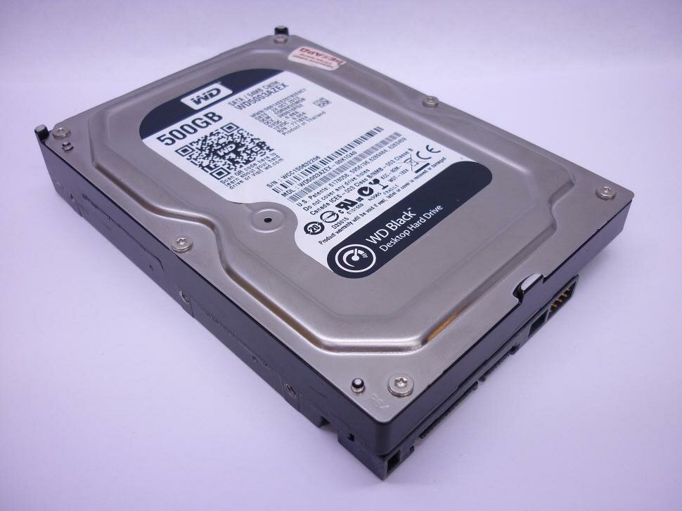 Жесткий диск 3.5 HDD 500GB WD Black