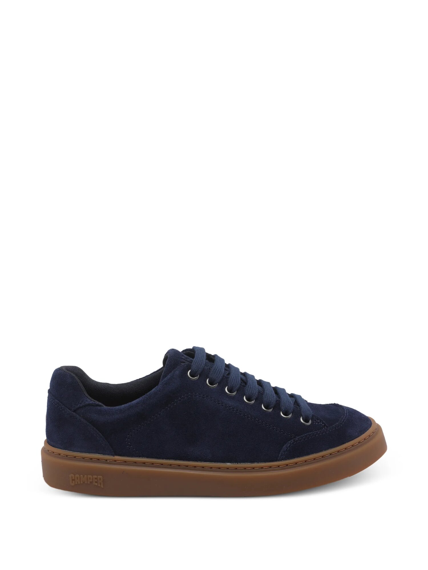 Кроссовки Round toe suede sneakers