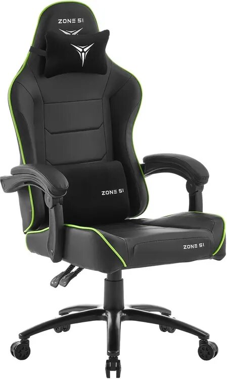 Z51-vad-bk / Кресло игровое ZONE 51 Invader, черный/зеленый