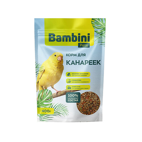 Корм Бамбини Петс для канареек 400 г