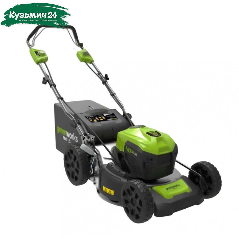 Газонокосилка аккумуляторная Greenworks GD40LM46SP 40В 1акк 4.0 Ah+з. у.