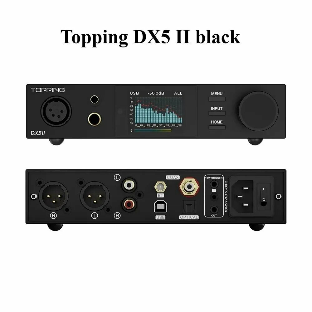 TOPPING DX5 II Полностью сбалансированный комбинированный усилитель ЦАП и наушников с двойным декодером LDAC