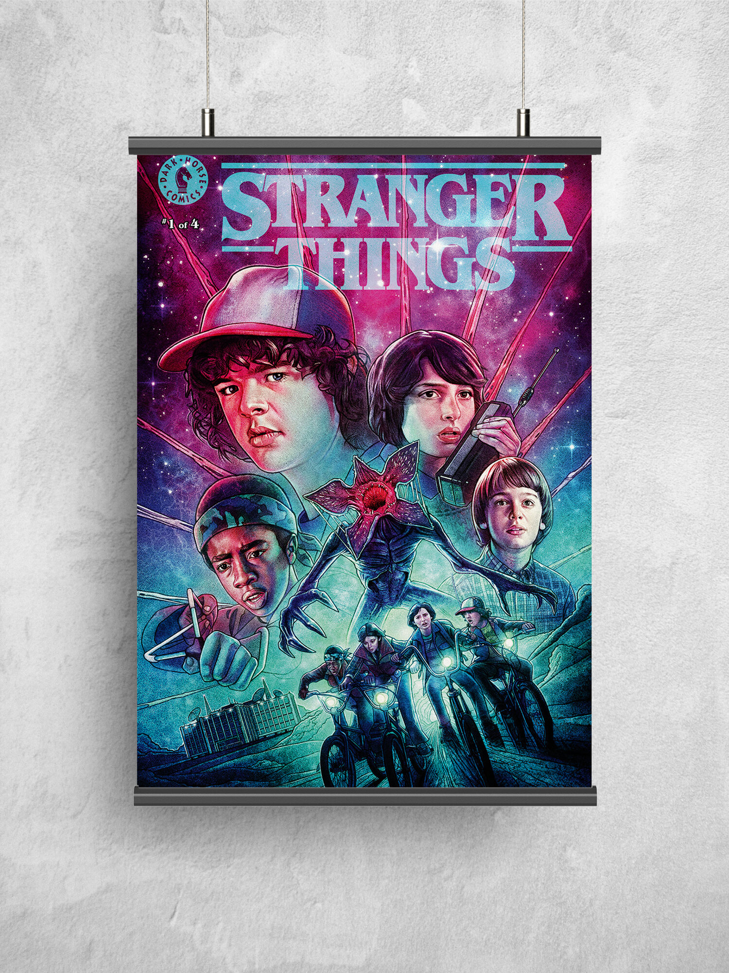 Постер "Stranger things / Очень странные дела" 30х42см