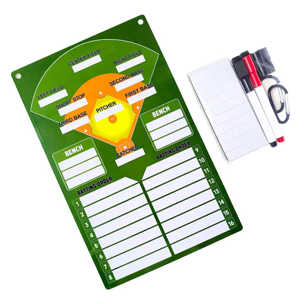 Магнитная Бейсбольная Тренерская доска Портативная Игровая Тренировочная доска для Тактических тренировок и командной Стратегии