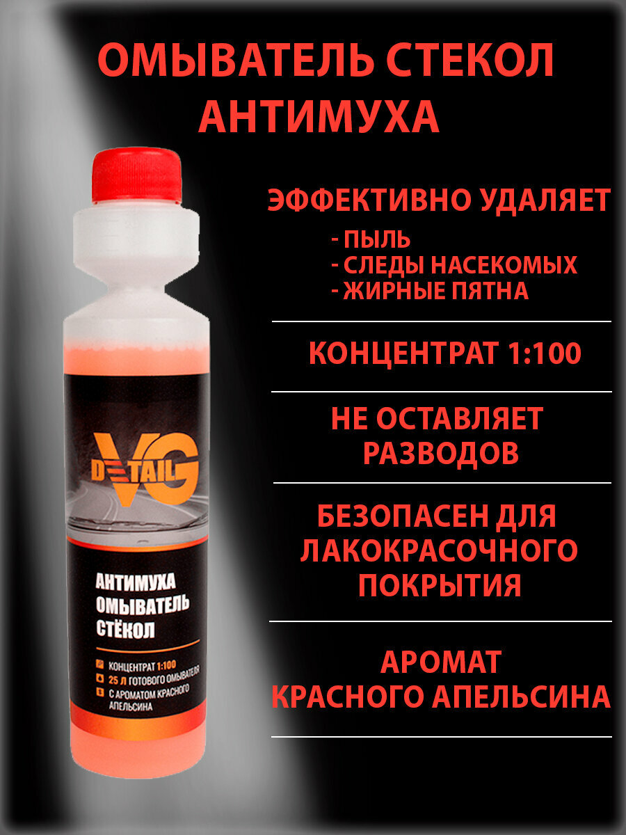 Концентрат омывателя стекол антимуха