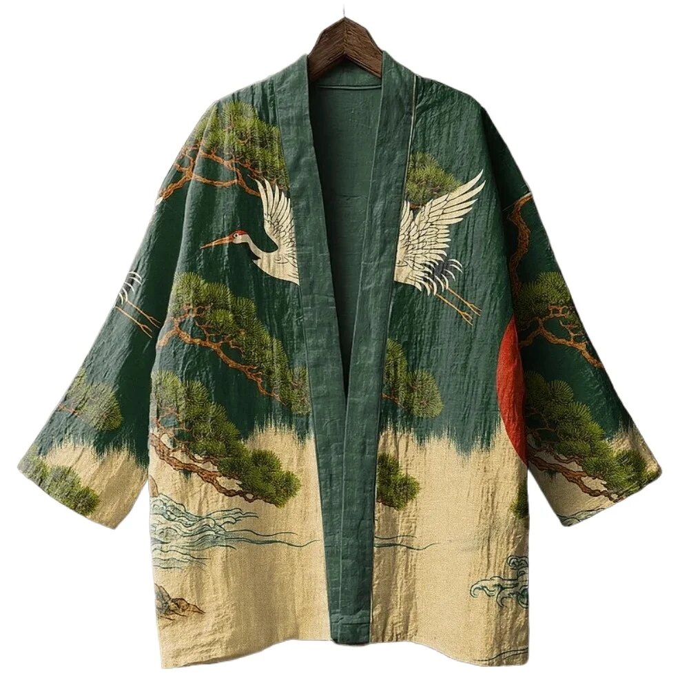 Кимоно кардиган хлопок, Haori Jacket9