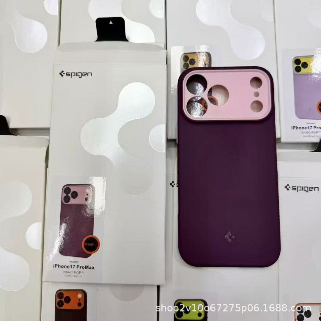 Spigen подходит для чехла для мобильного телефона Apple 17promax, все включено против падения мягкое резиновое защитное покрытие с магнитным всасыванием