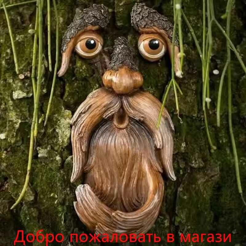 Кормушка для птиц Tree Monster, уникальное крепление из смолы