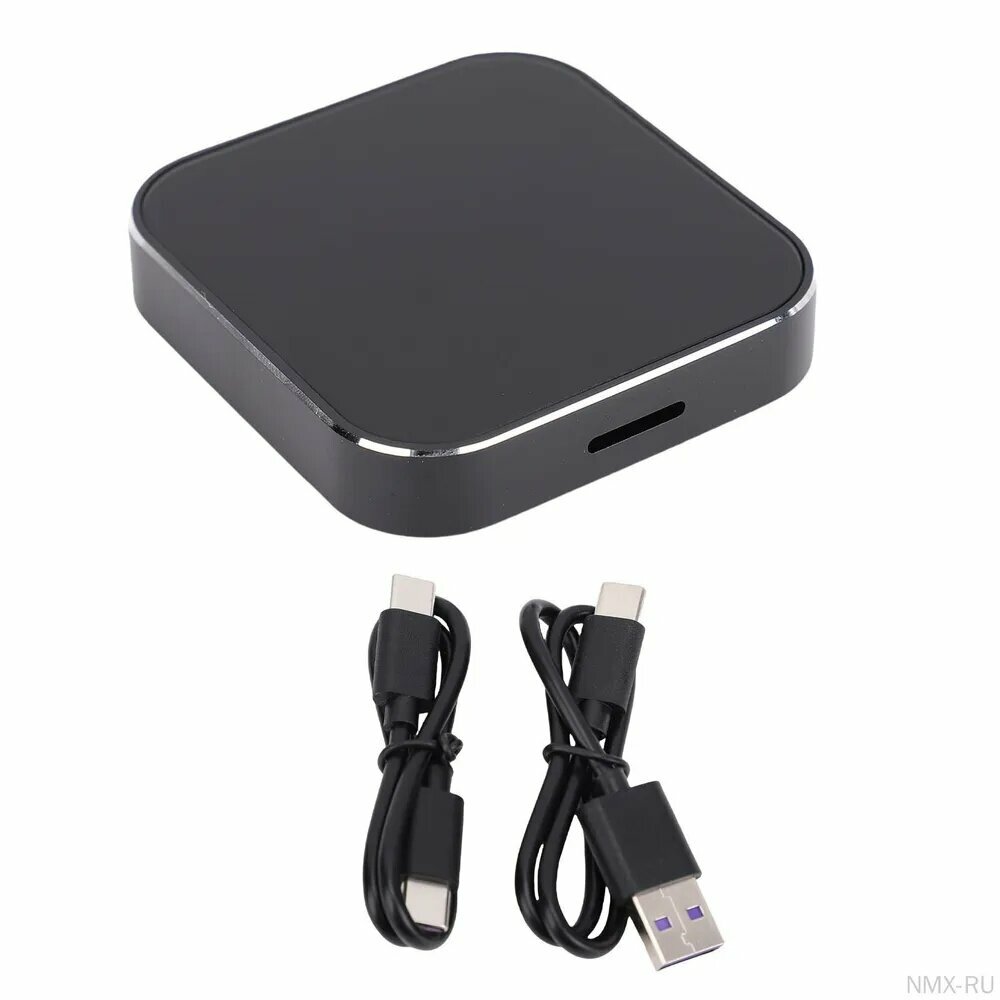 Автомобильный видеобокс на Андроид 12 с четырехъядерным процессором и оперативной памятью беспроводной трехв одном адаптер для Карплей и Андроид Ауту, обеспечивающий универсальное подключение и