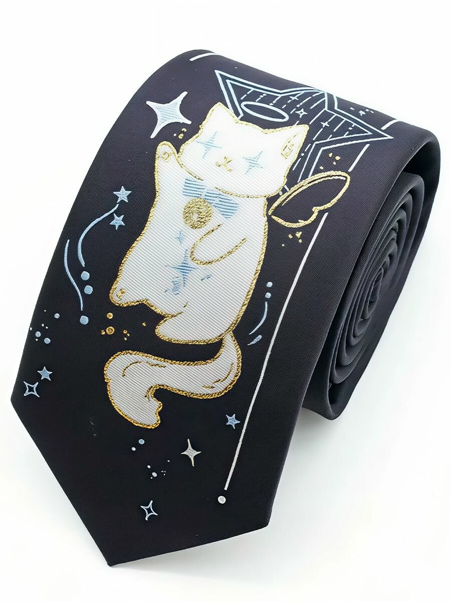 Галстук Аниме Котик - ангел