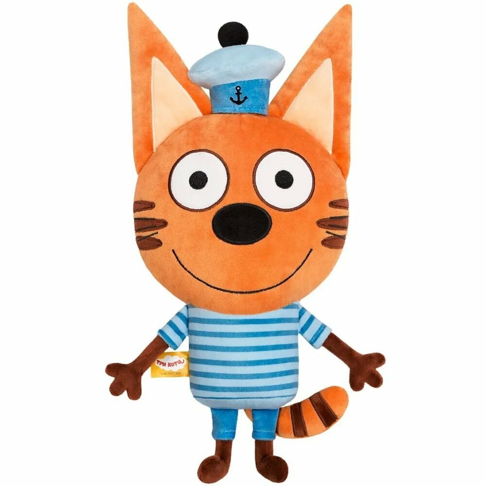 Мягкая игрушка "Мякиши" Коржик Три кота, подушка-обнимашка