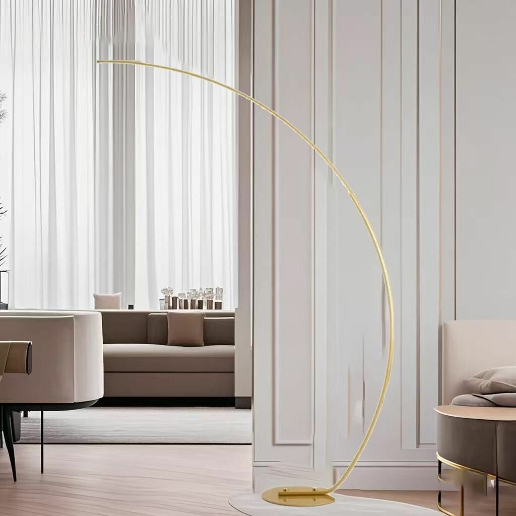 Напольный светодиодный светильник (торшер, лампа) с пультом управления Emilion Loft Simple Light 2.4G, LED (Черный)