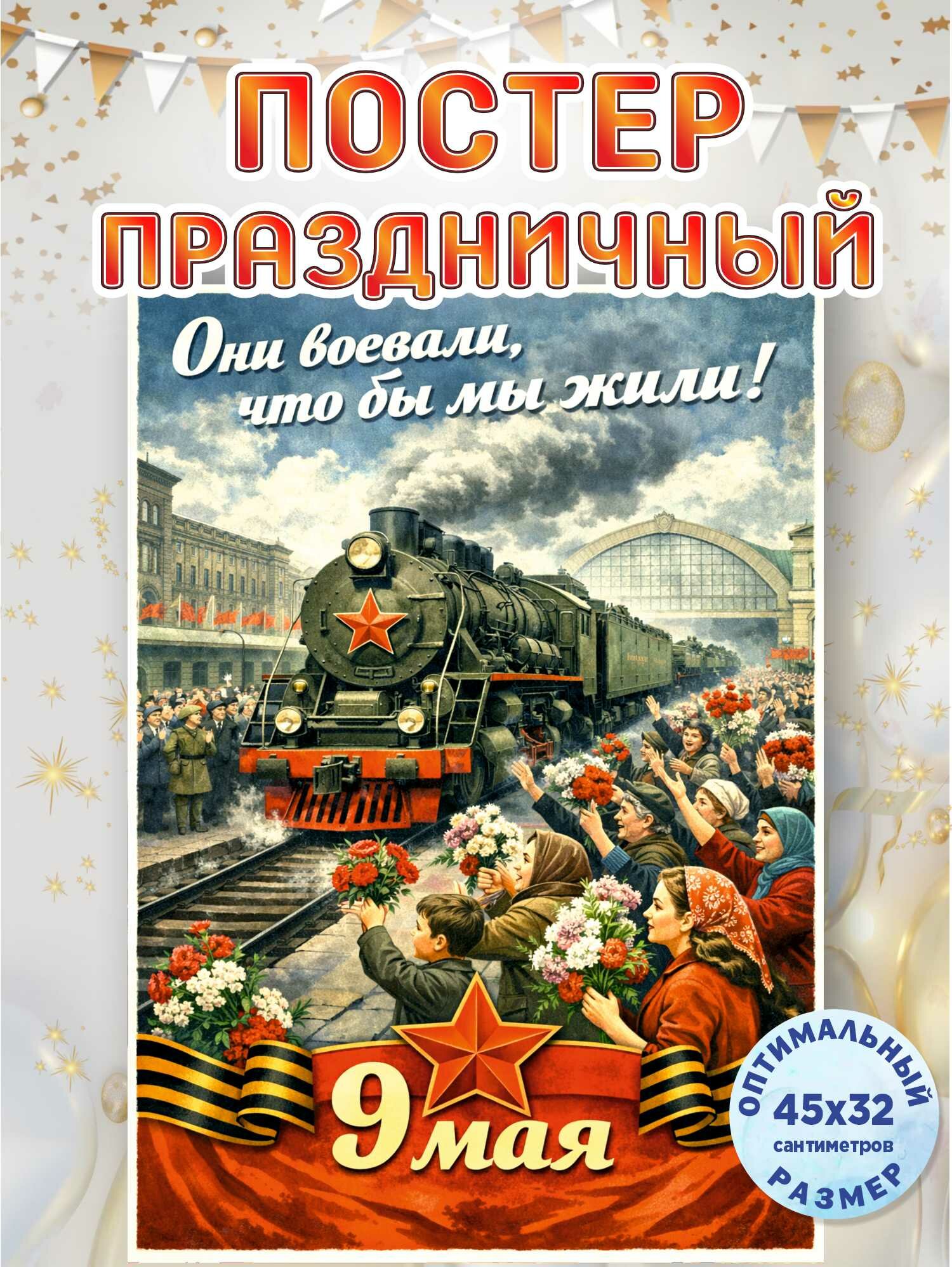 Плакат / Постер к 9 мая "День Победы"