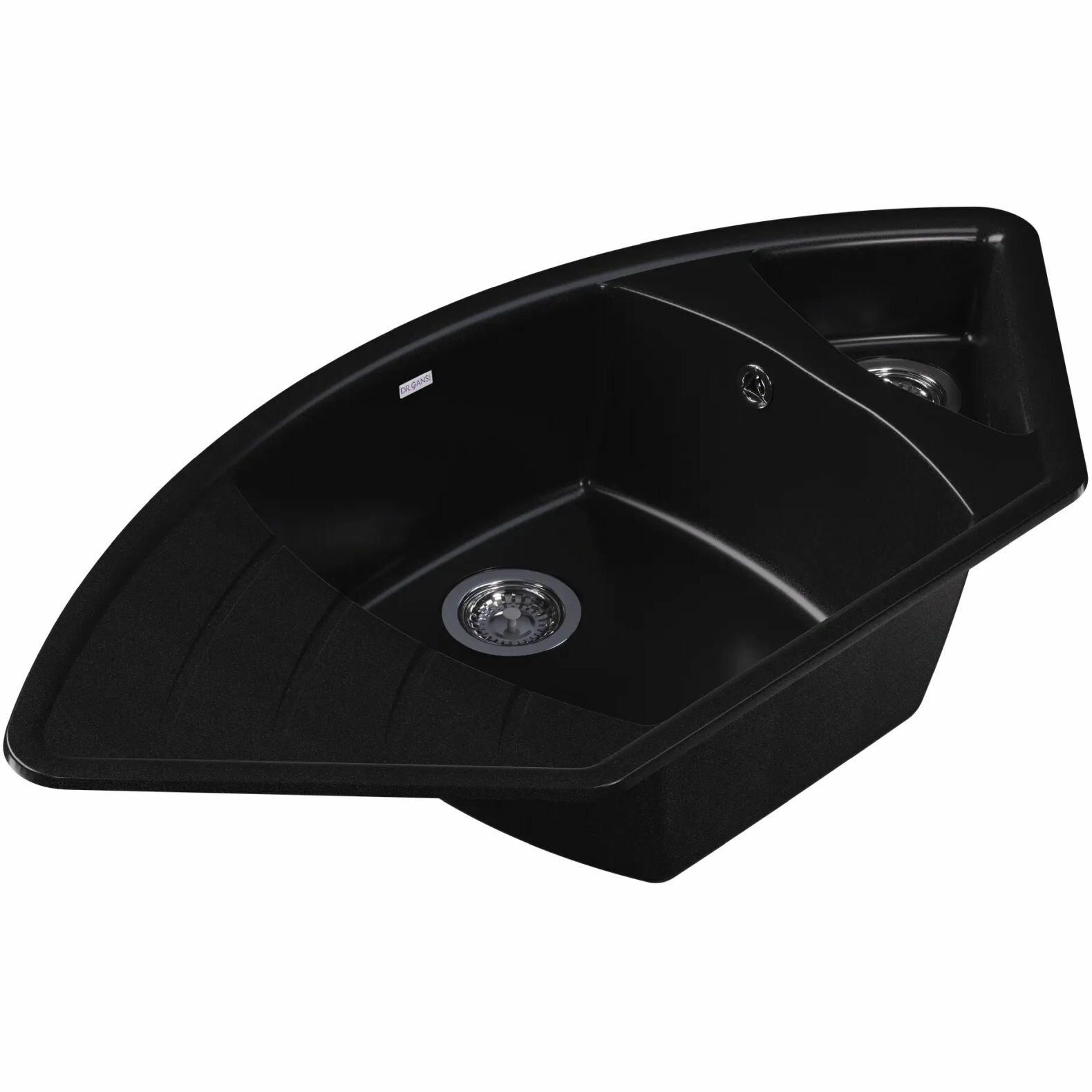 Мойка кухонная угловая Dr. gans (Др. Ганс) Габи Графит (25.050. E1015.411)