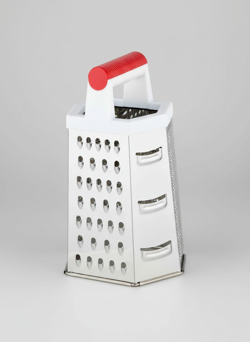 Терка ручная механическая шестигранная для овощей и сыра KomVi Home