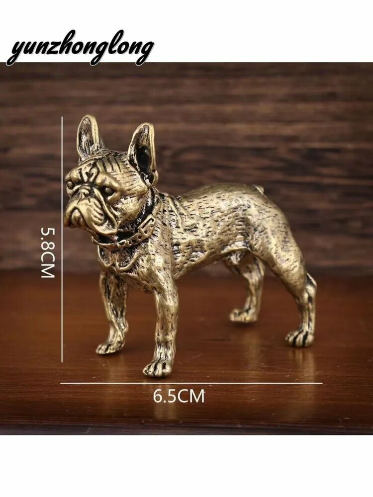 Yunzhonglong статуя собаки, Латунь, медная статуя, изделие декоративного искусства
