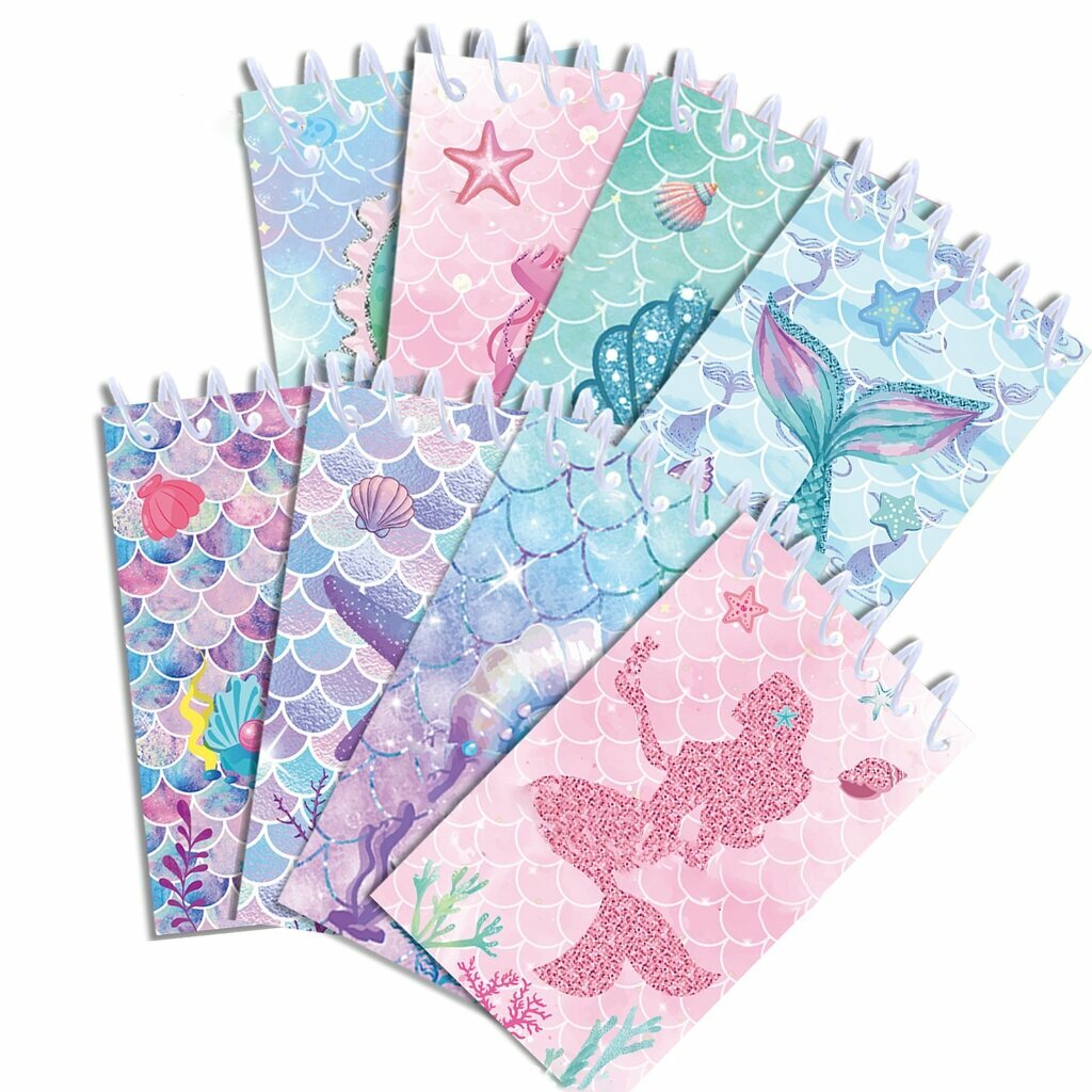 8 Шт Мультяшные Блокноты Спирали Блокноты Карманные Блокноты Блокнот Для Заметок Вечерние Принадлежности для Вечеринки по Случаю Дня Рождения Школьного Класса