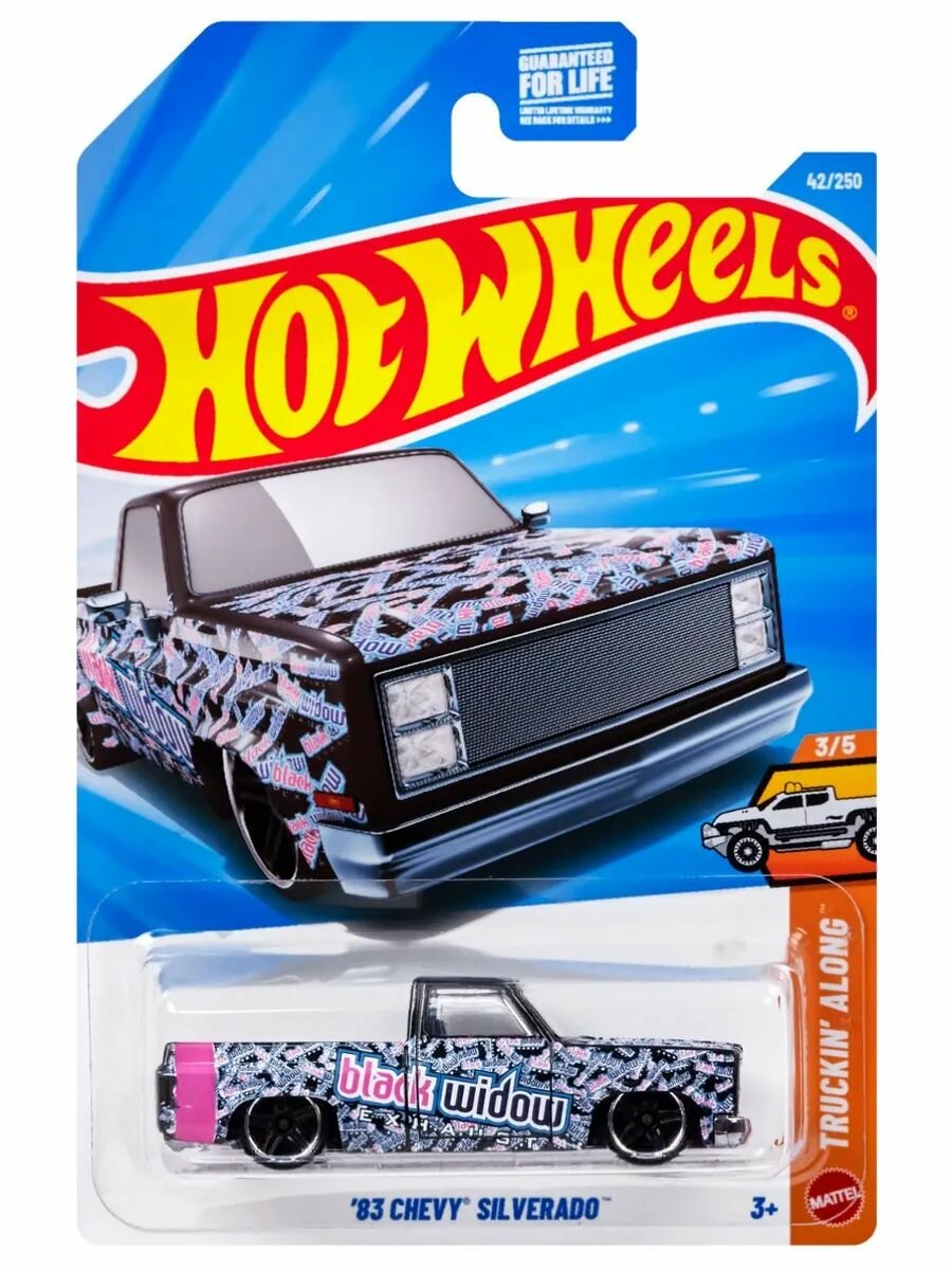 JJJ13 Hot Wheels машинка металлическая игрушка коллекционная масштабная модель 83 Chevy Silverado кейс 2026