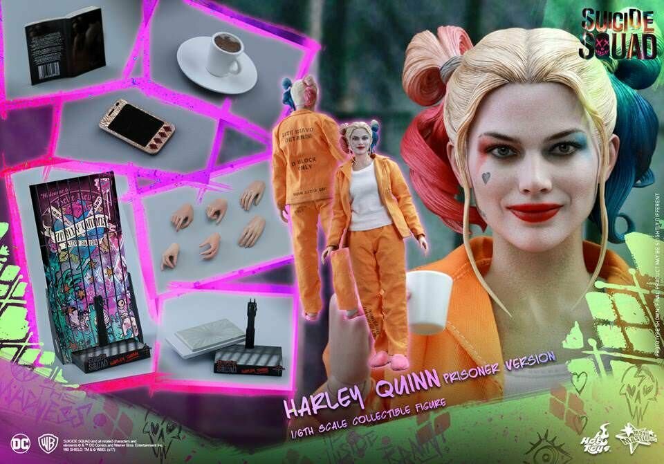 Коллекционная фигурка Hot Toys MMS407 Suicide Squad Harley Quinn (Prisoner Version)