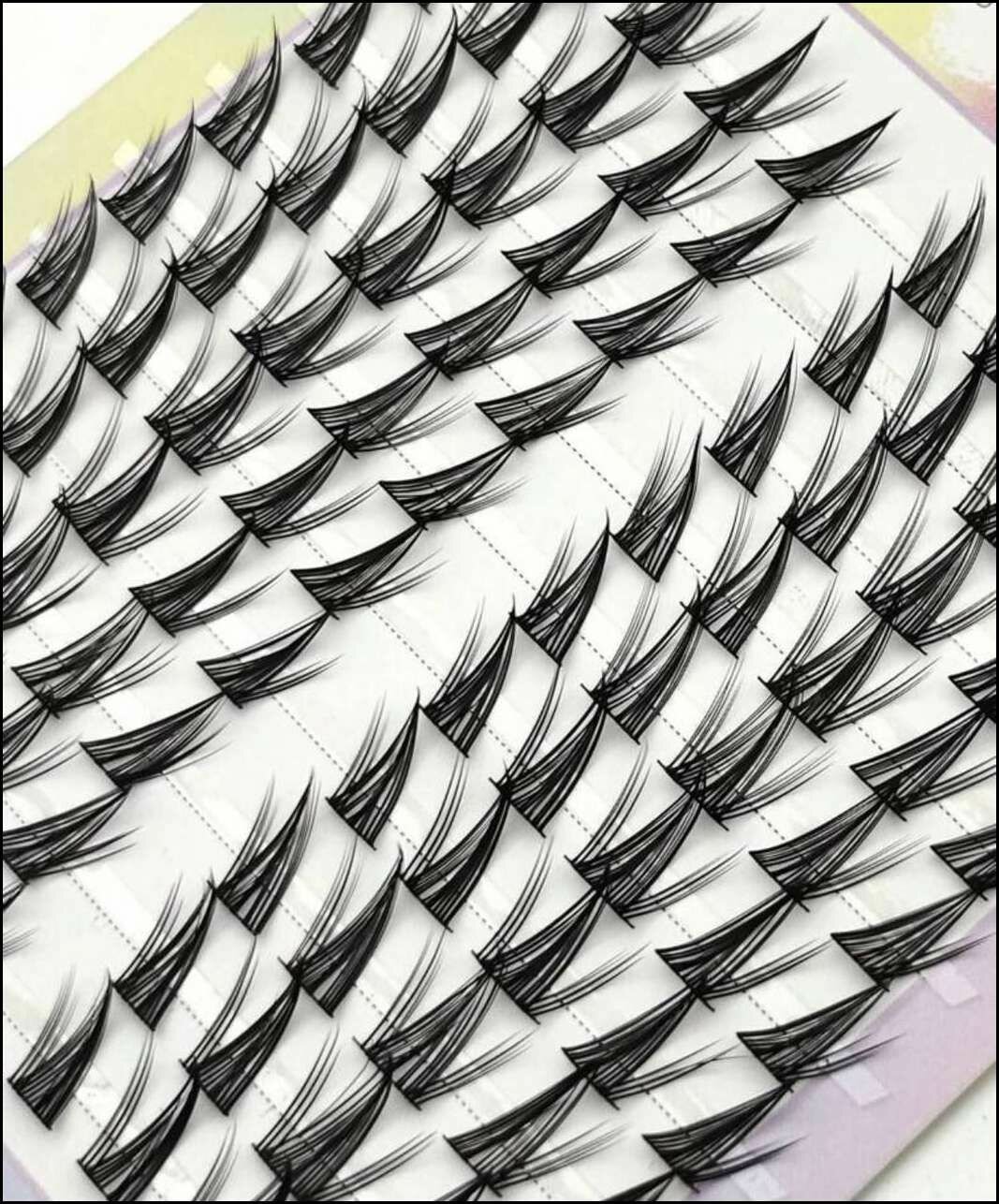 Накладные ресницы сакура 100 пучков 10 линий